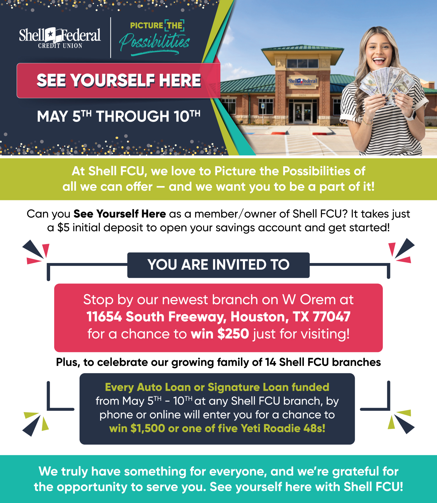 See Yourself Here | Shell FCU
